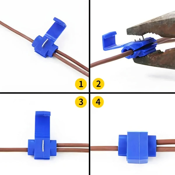 50-Pack Quick Splice Copper Wire Connectors: Secure and Easy-to-Use Lo ...